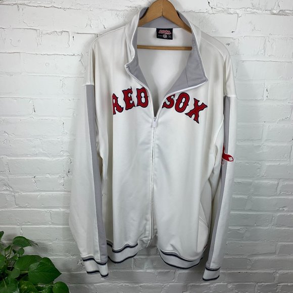 Stitches | Jackets & Coats | Stitches Boston Red Sox Jackets White Size ...